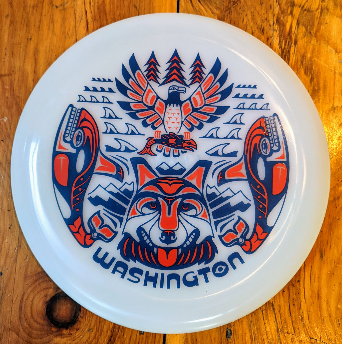 STATE OF WASHINGTON ORIGINAL WA 175gm glow / ultimate frisbee | Funn ...