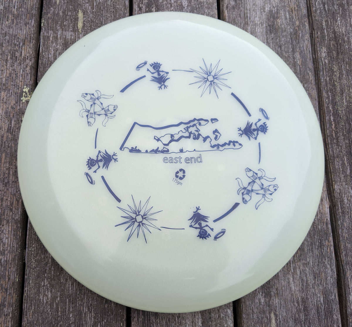EAST END, LI 175gm glow / ultimate frisbee | Funn & Frolic - USA ...